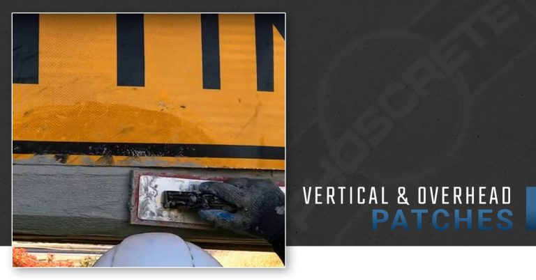 Vertical And Overhead Patches - The Best Concrete Patch Repair ...